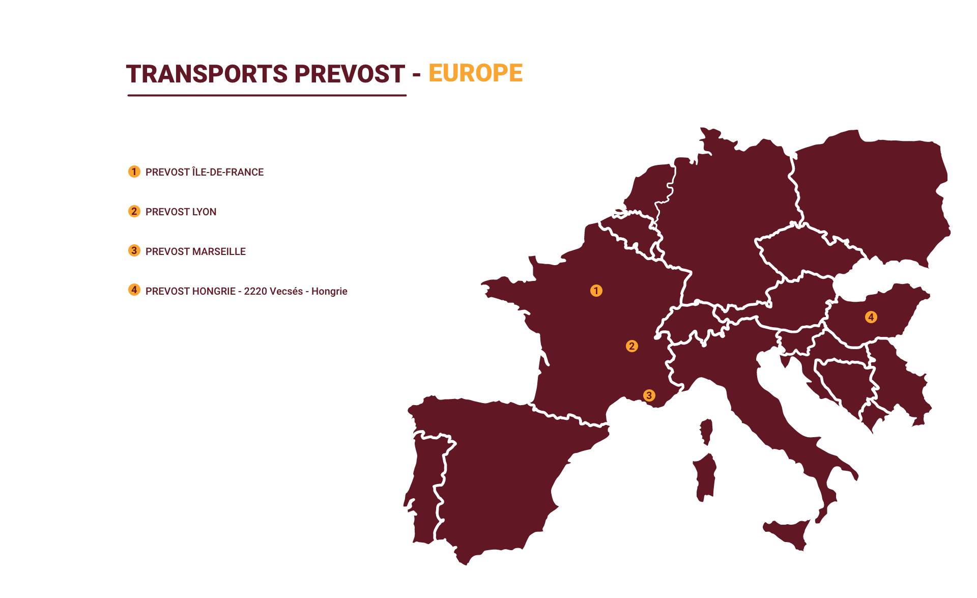 Localisation - Transports Prévost